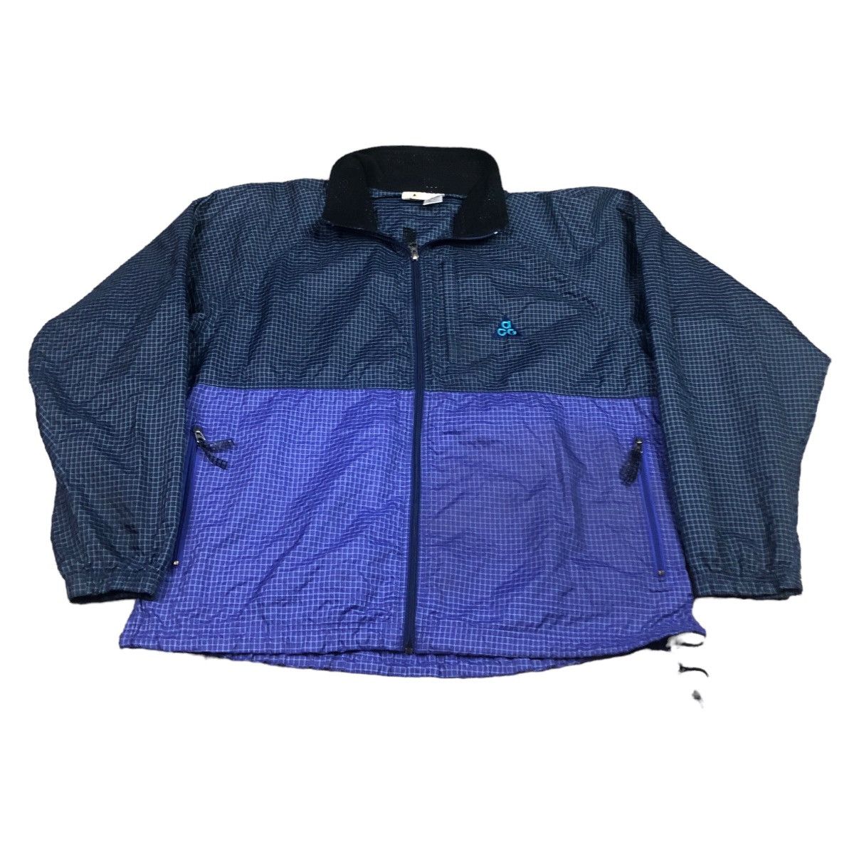 Nike ACG × Vintage Vintage 90s Nike ACG Logo Full Zip Windbreaker Adult Large | Grailed