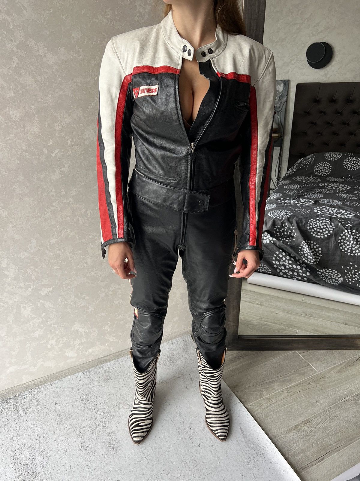 Dainese × Honda × Marlboro Dainese Vintage First Class Leather Motor ...