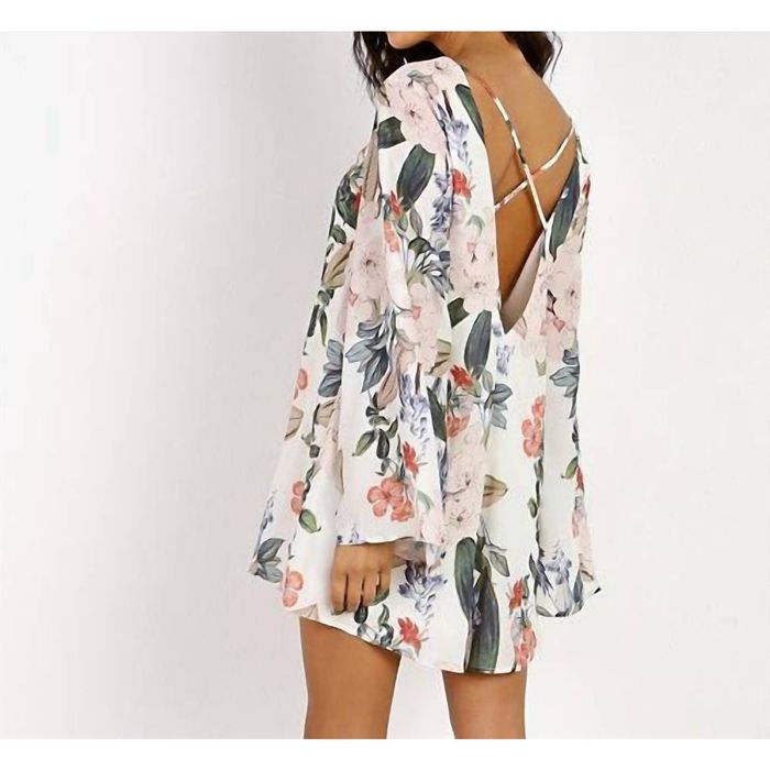 Show Me Your MuMu SHOW ME YOUR MUMU Lightning Bird Mini Dress In White ...