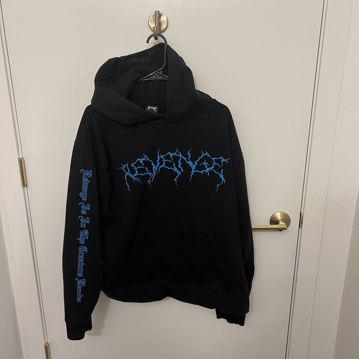 Revenge Revenge Blue Lightning Kill Hoodie | Grailed