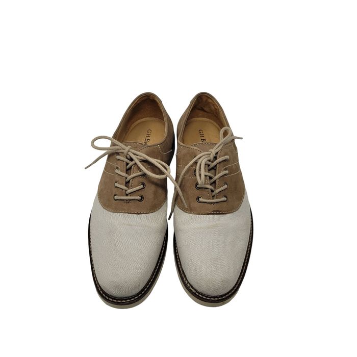G.H. Bass & Co. G.H. Bass & Co Suede Leather Bass-Finn Oxfords 7 Tan ...