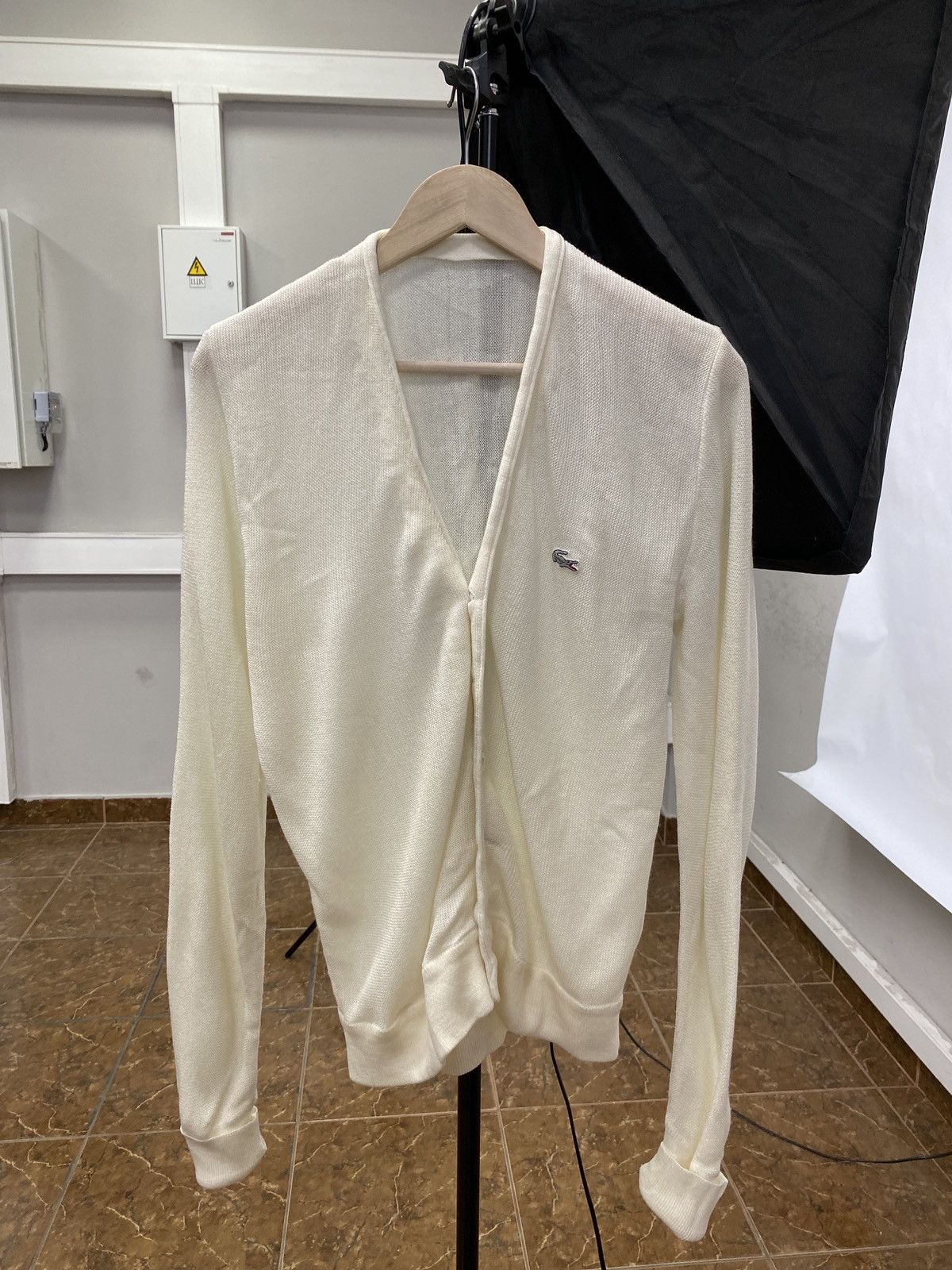 Lacoste 🇪🇸 Vintage 90s Lacoste Cardigan Made in Spain Rare Retro Hype ...