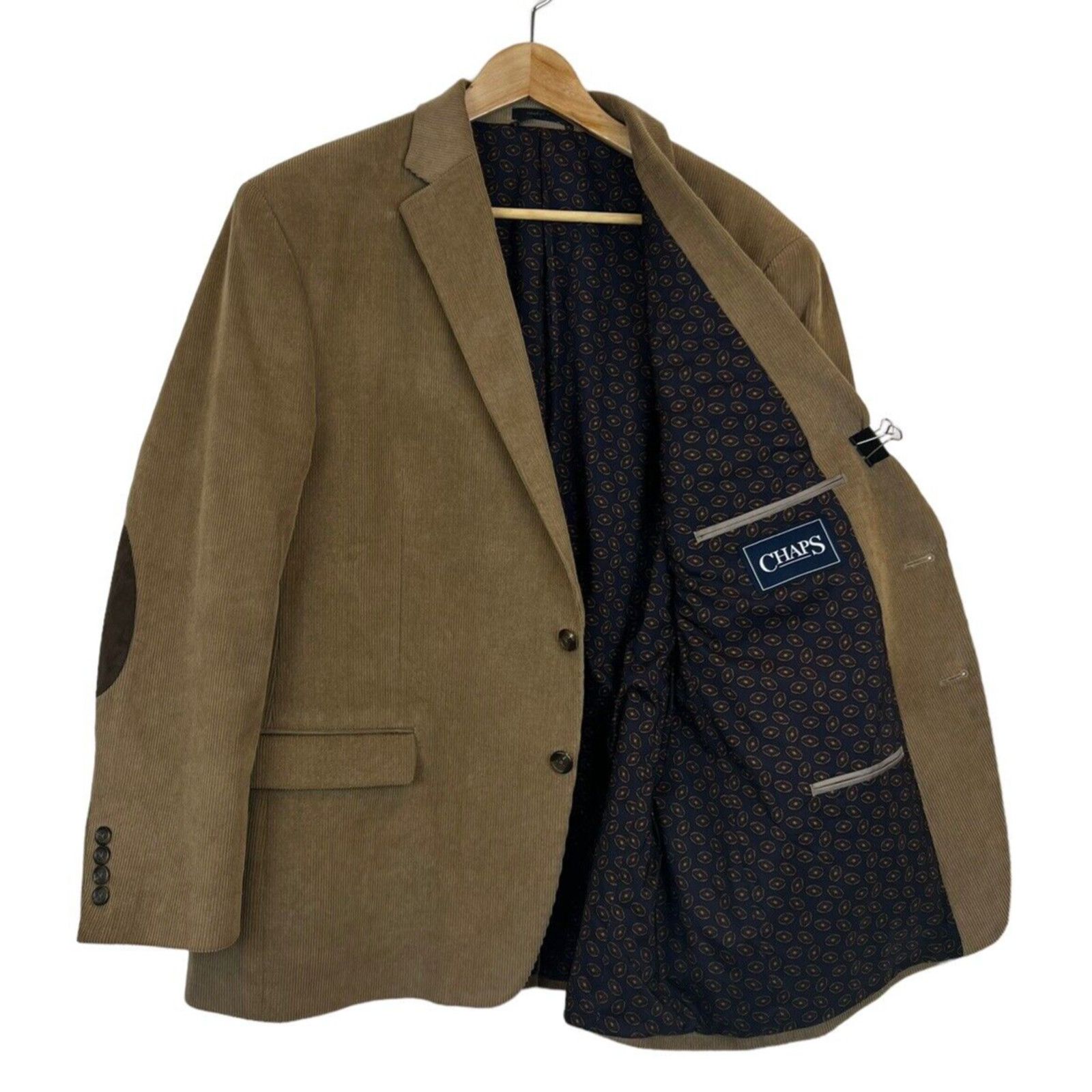 Chaps Chaps Ralph Lauren Corduroy 46R Blazer Jacket Elbow Patch | Grailed