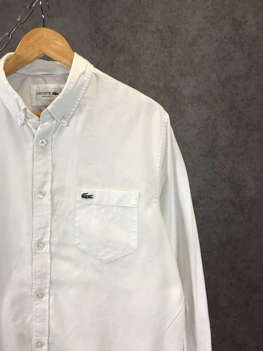Lacoste Lacoste designer logo white shirt | Grailed