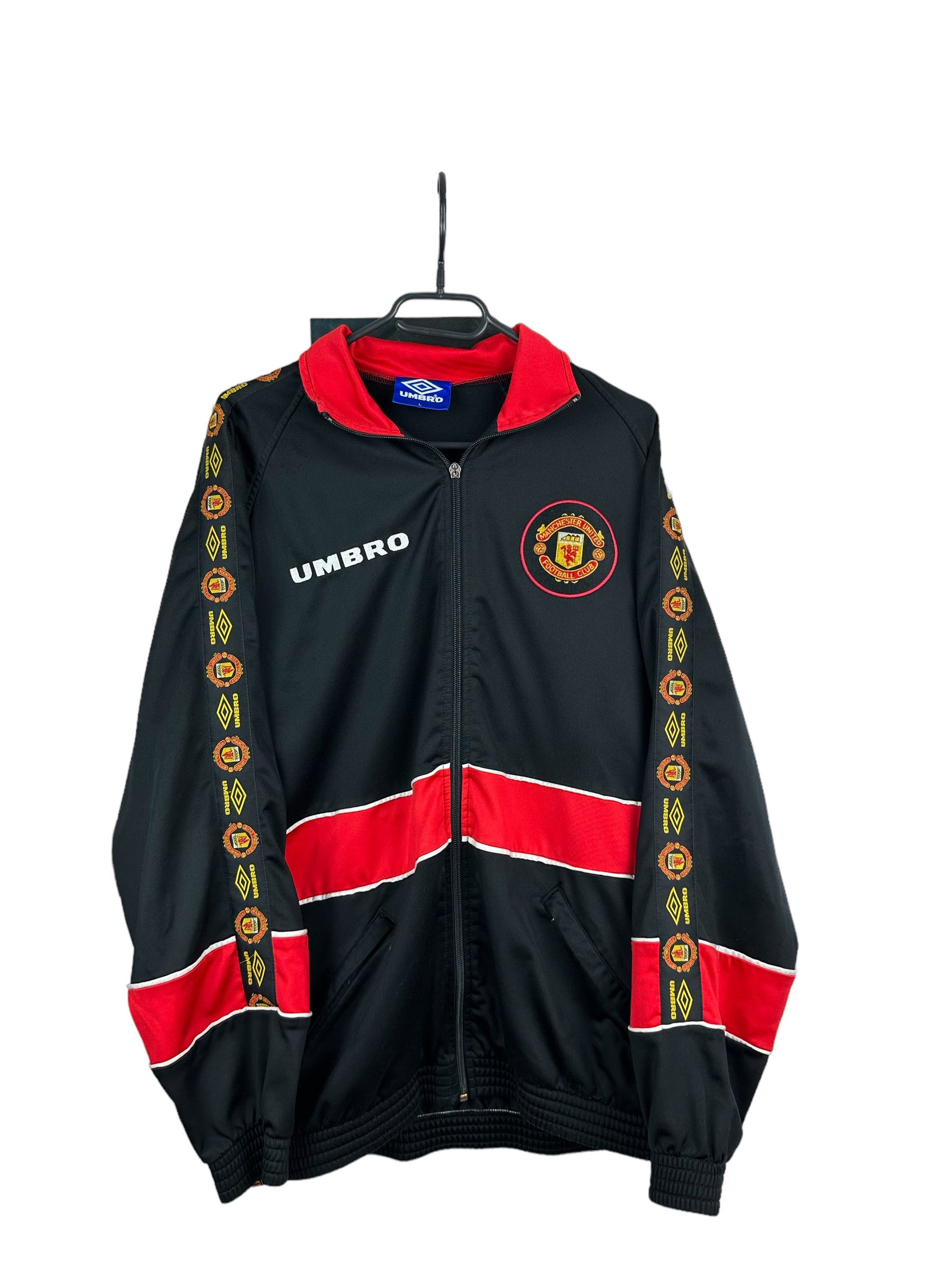 Rare × Umbro × Vintage Vintage Manchester United Football Track Top ...