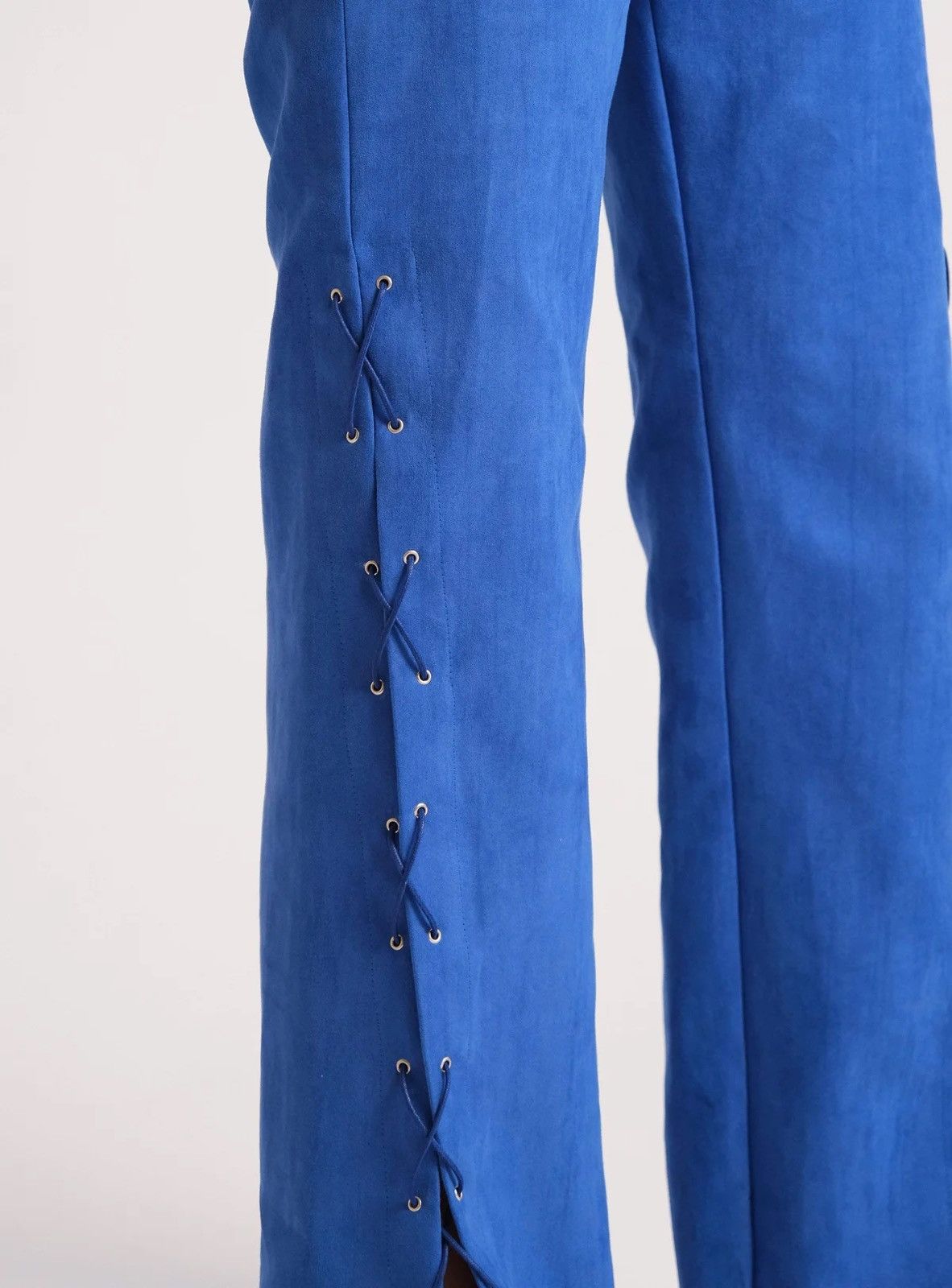 Streetwear Laagam Azure Blue Pants | Grailed