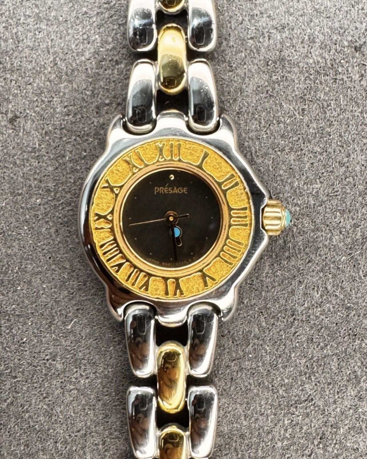Seiko OG ALL Vintage 90s Y2K Seiko Presage Roman Dial Blue Accent | Grailed
