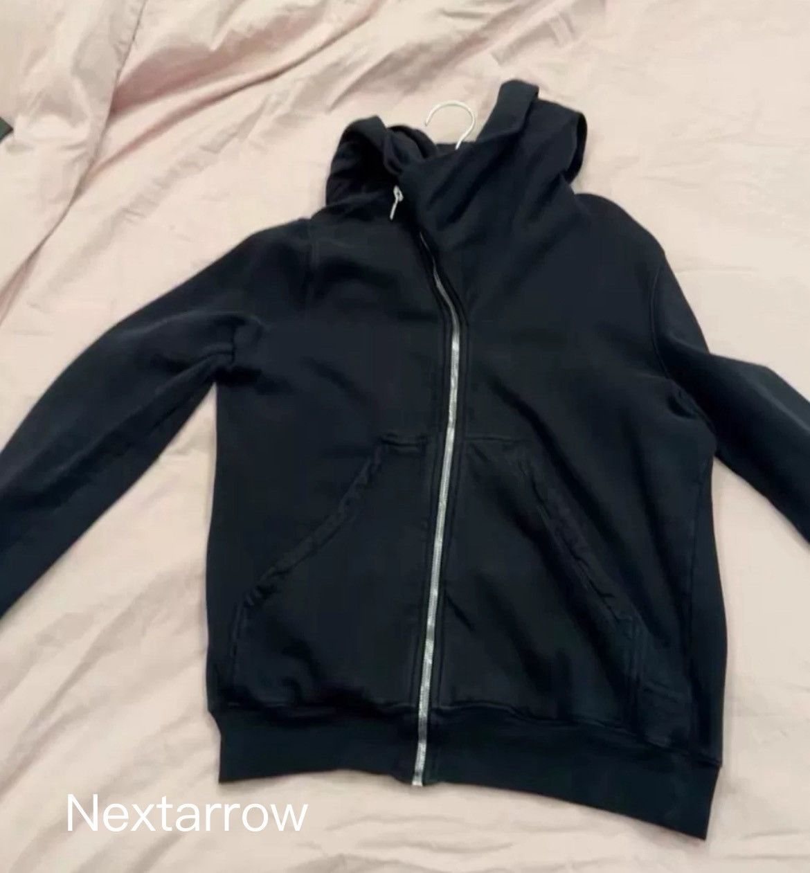 Rick Owens Rick Owens wizard hat diagonal zipper coat | Grailed