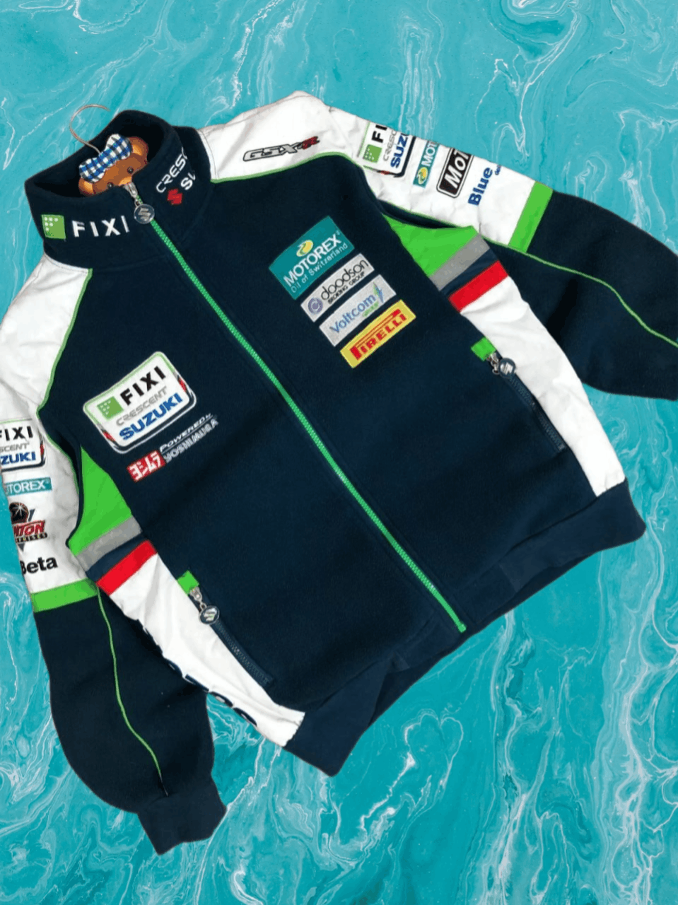 Avant Garde × Streetwear × Vintage Rare Suzuki racing y2k light jacket ...