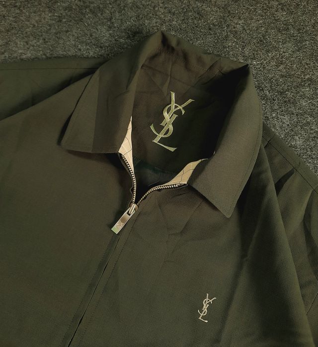 Vintage 💥dark green💥 yves Saint laurent jacket x ysl jacket | Grailed