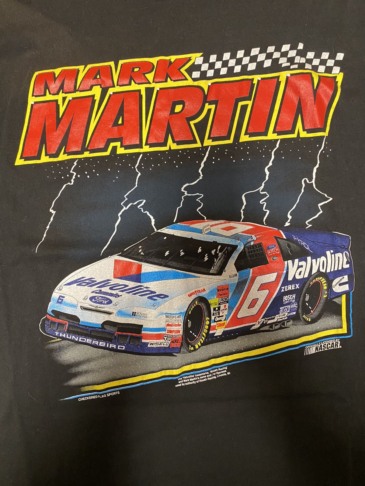 Vintage Mark Martin Race Car Tee | Grailed