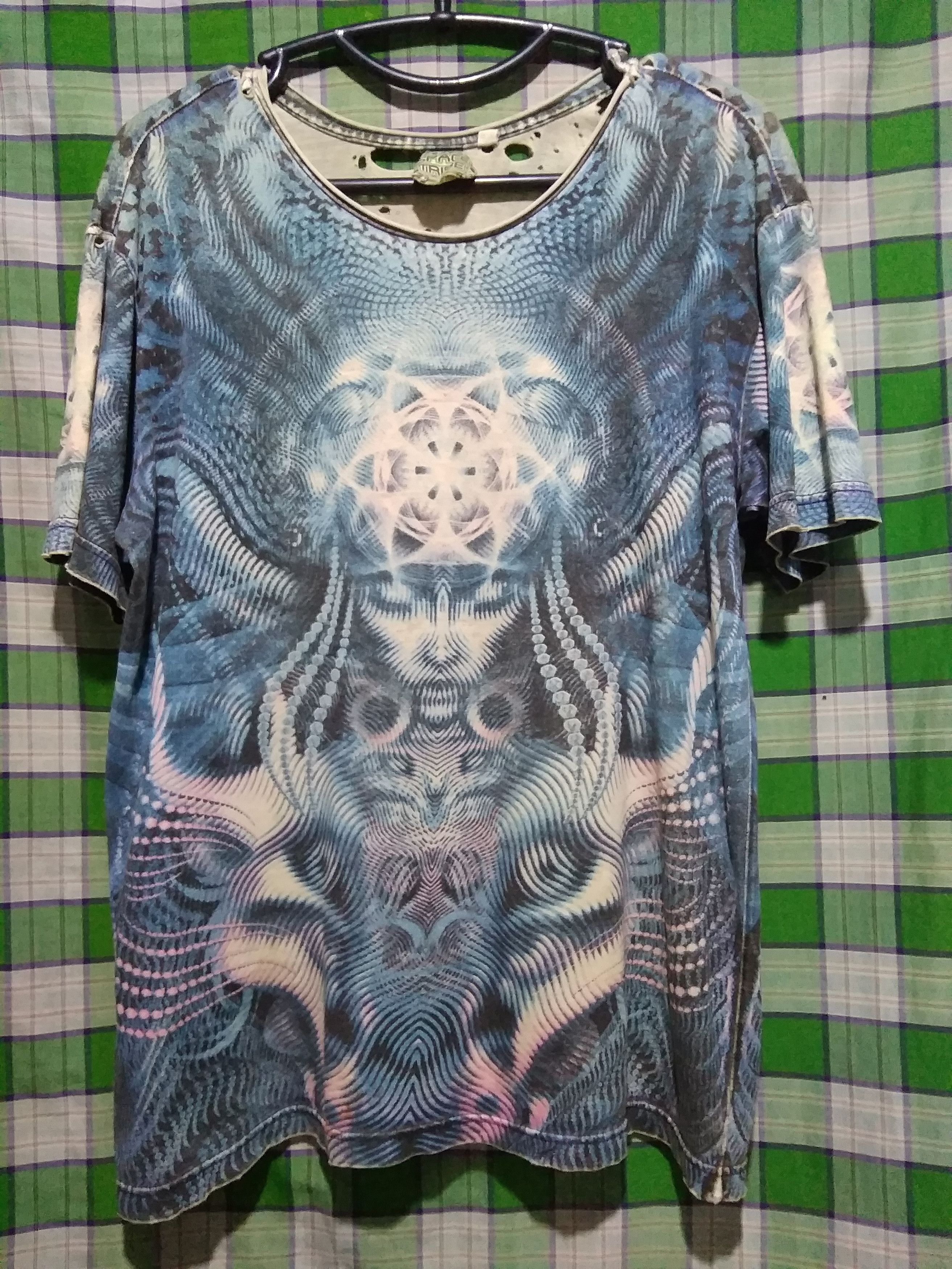 Vintage Trashed Space Tribe Foxy Lady psychedelic art trippy | Grailed