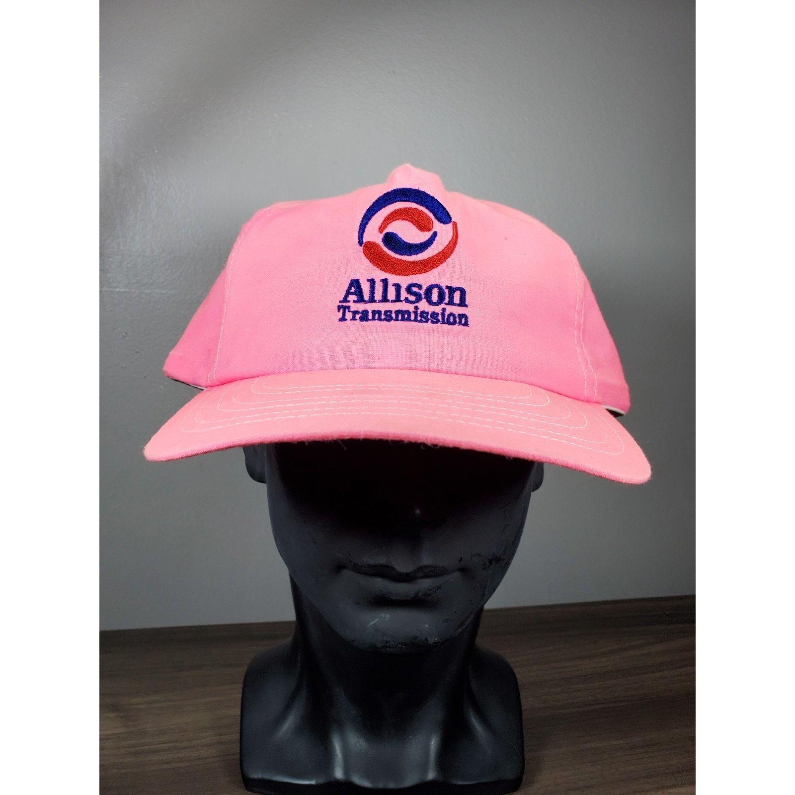 Vintage Allison Transmission Hat Pink Snapback Cap Union Made In USA ...