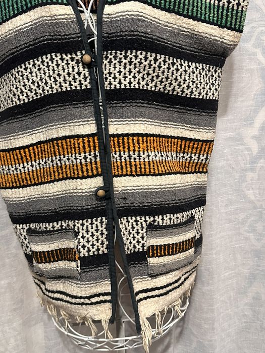 Vintage UNISEX Mid-Century Vintage Vintage Mexican Serape Vest | Grailed