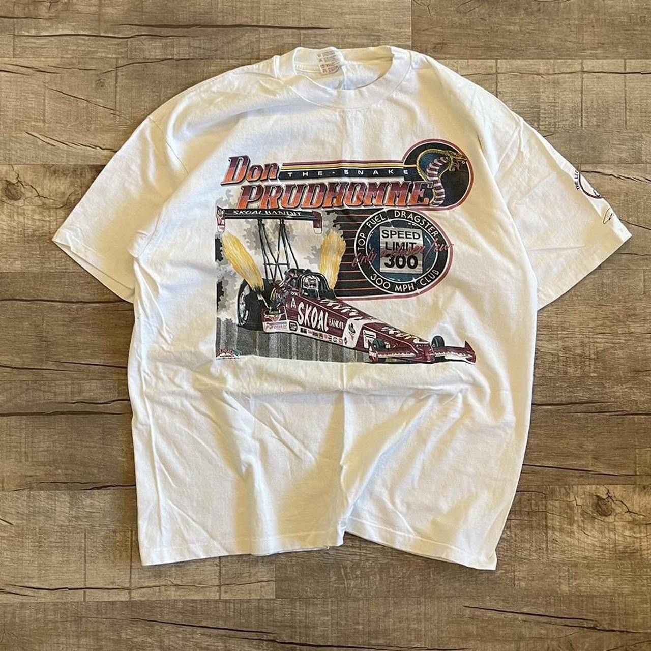 Streetwear × Vintage Vintage 90’s Snake Racing NHRA T-Shirt | Grailed