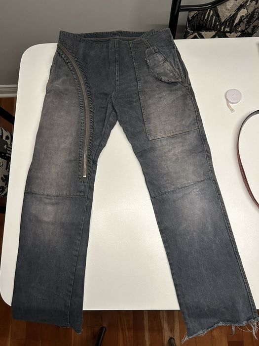 Rick Owens Original Rick Owens Aircuts Work Pants 06/07? Blue Wash ...