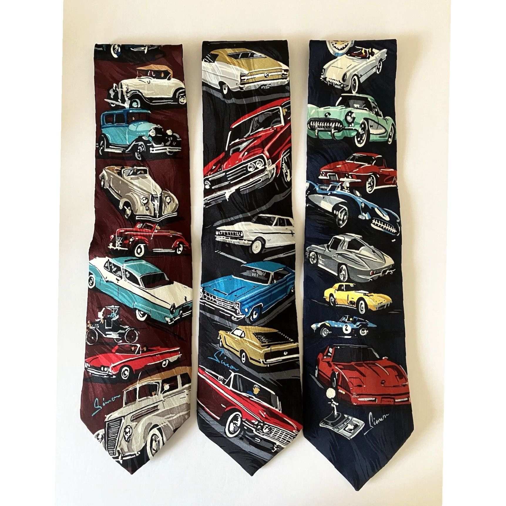 Ford Authentic Silk Necktie for Men Featuring Iconic History of Ford ...