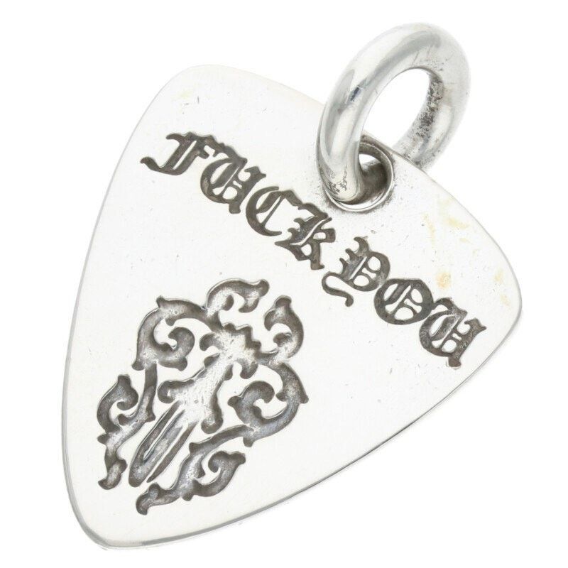 Chrome Hearts Chrome Hearts Guitar Pick Pendant Necklace | Grailed