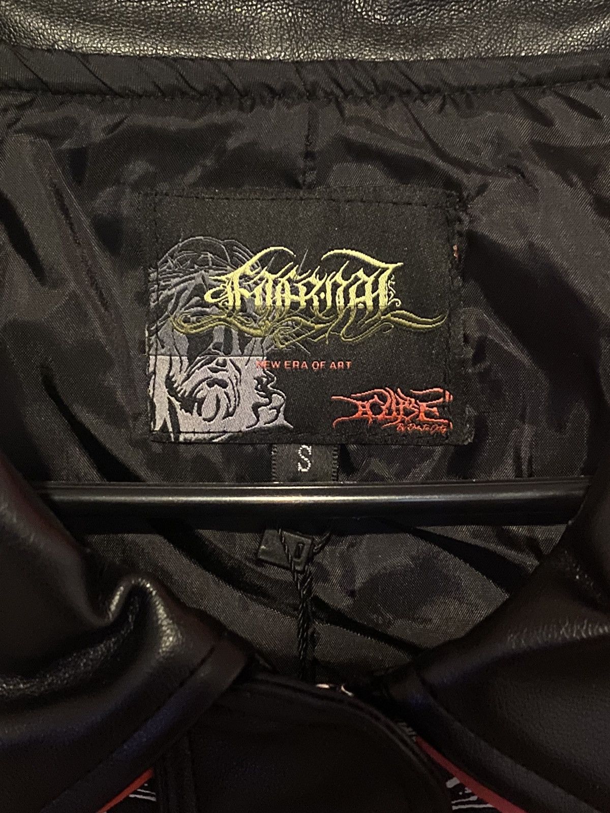 Designer × Eternal × Streetwear ETERNAL ARTWEAR LEATHER JACKET | Grailed