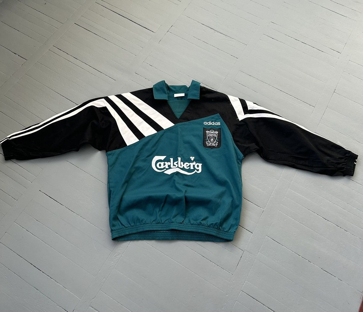 Liverpool × Soccer Jersey Liverpool vintage soccer jersey jacket | Grailed