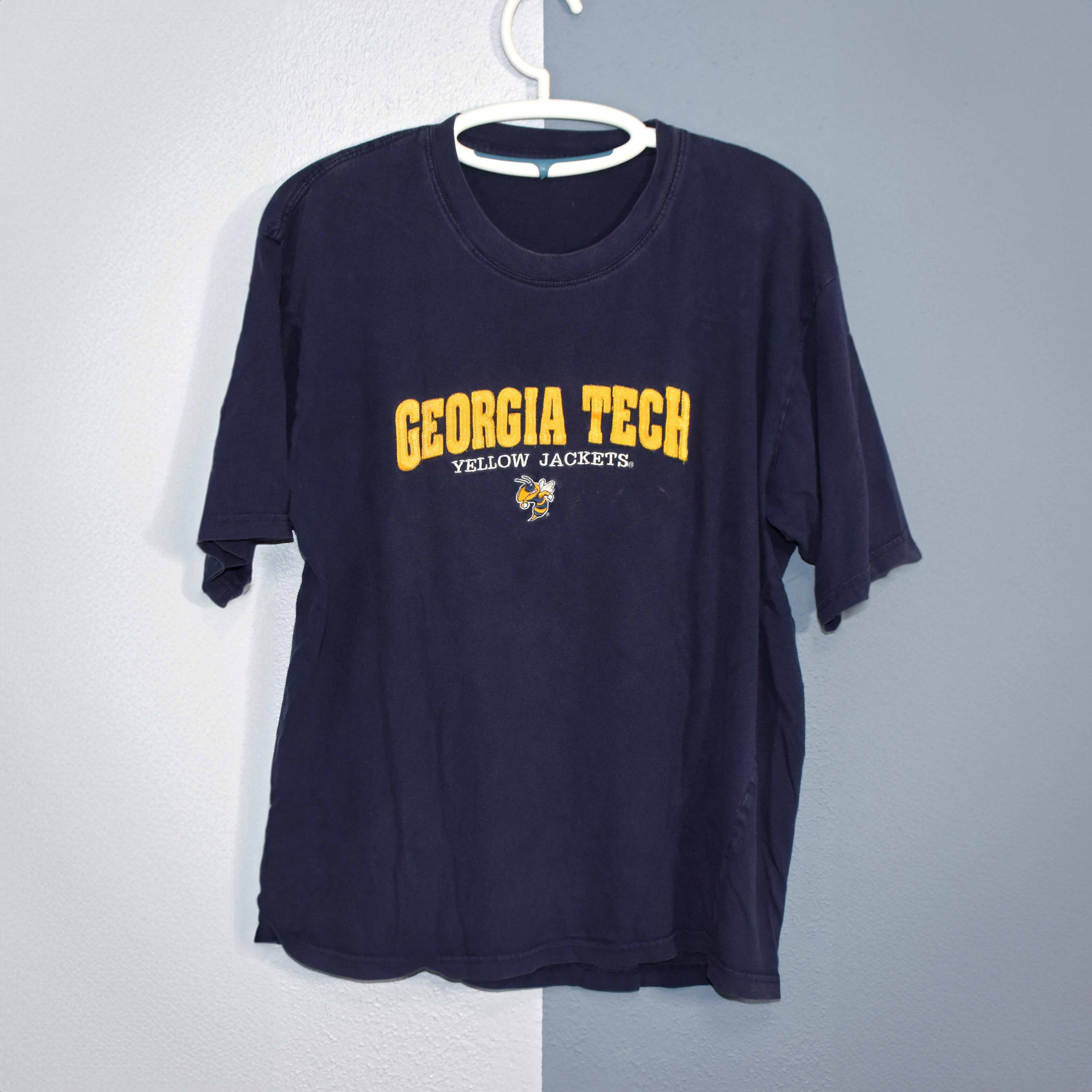 Vintage Georgia Tech Patch T Shirt | Grailed