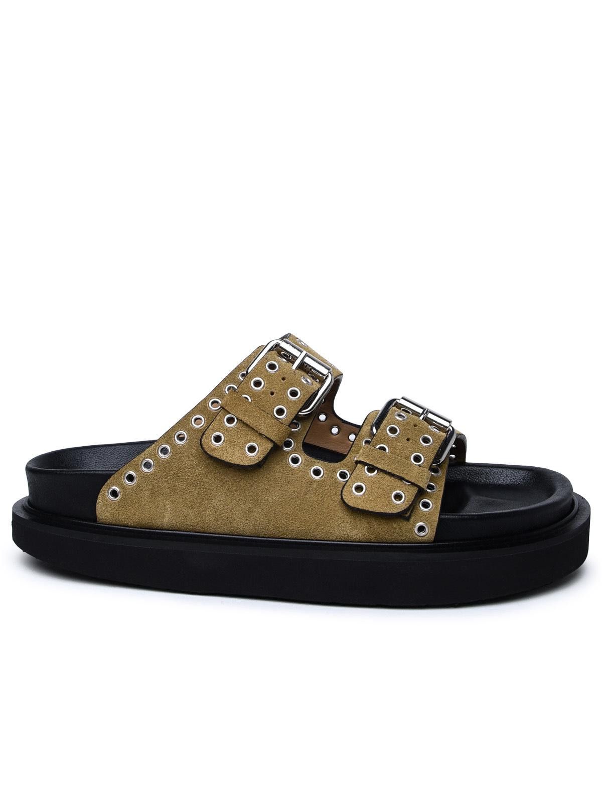 Isabel Marant Etoile Isabel Marant Etoile Beige Suede Slipper | Grailed