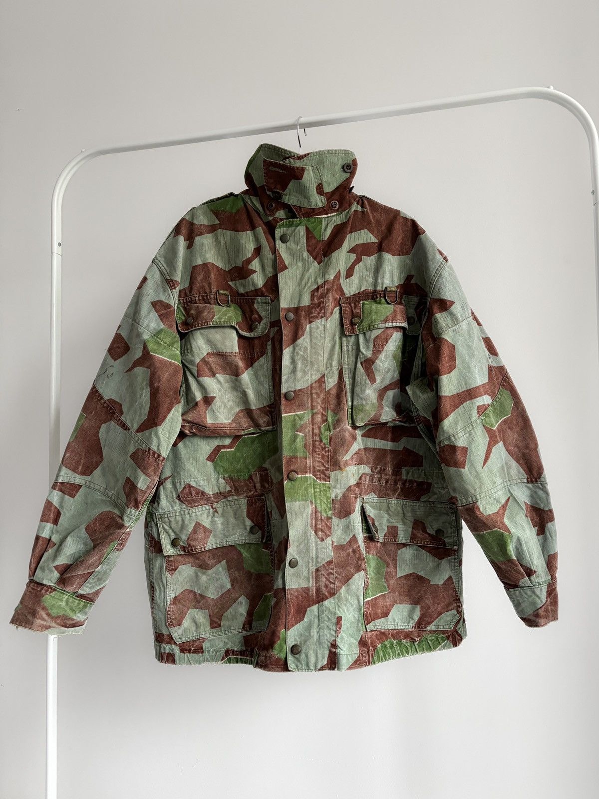 Vintage 50s German Army Splinter Camo Camouflage Paratrooper Jacket ...