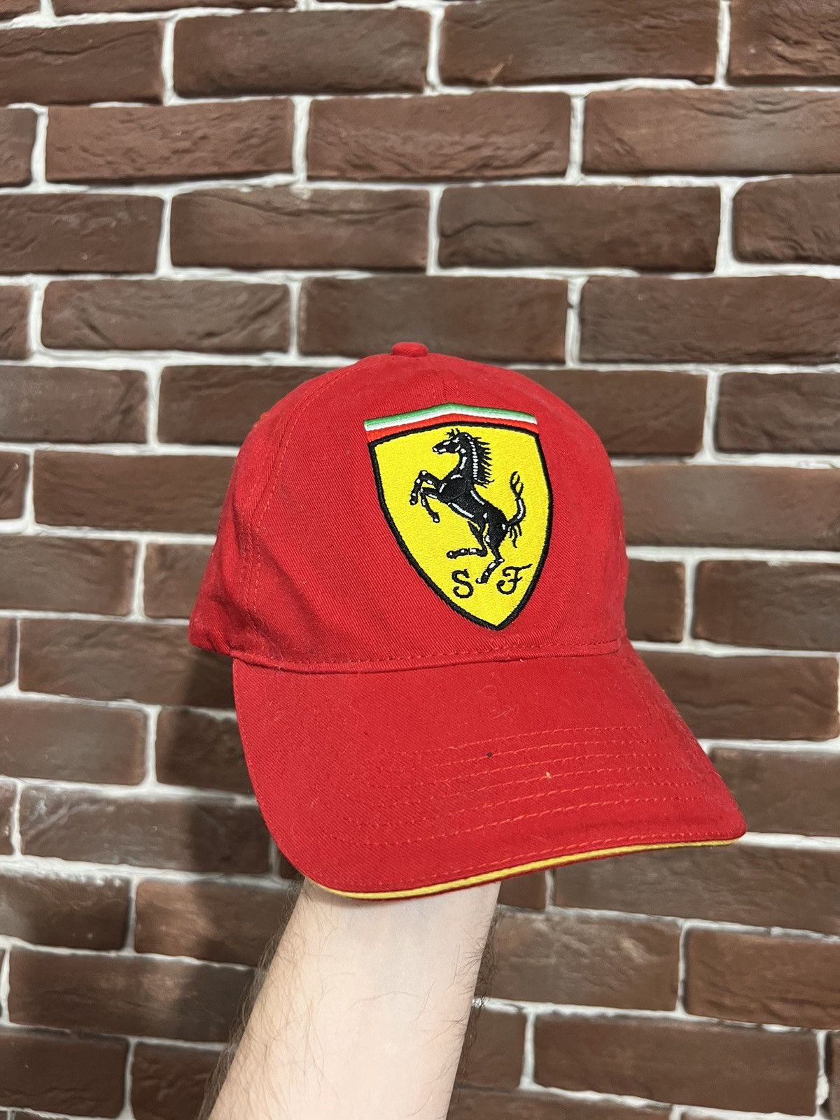 Vintage Rare Vintage Ferrari Racing Flames Y2k Drip Hat Cap Motor | Grailed