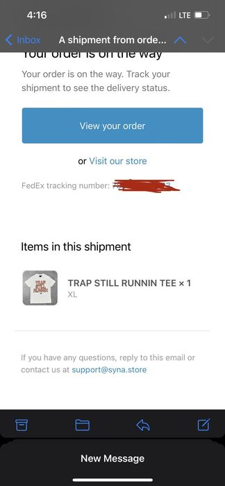 Streetwear Syna world trap still runnin tee xl | Grailed