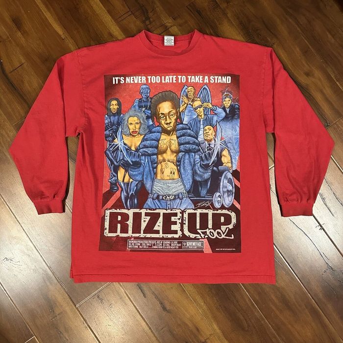 Vintage y2k Rize up fool lil wayne snoop dogg t-shirt give me face ...