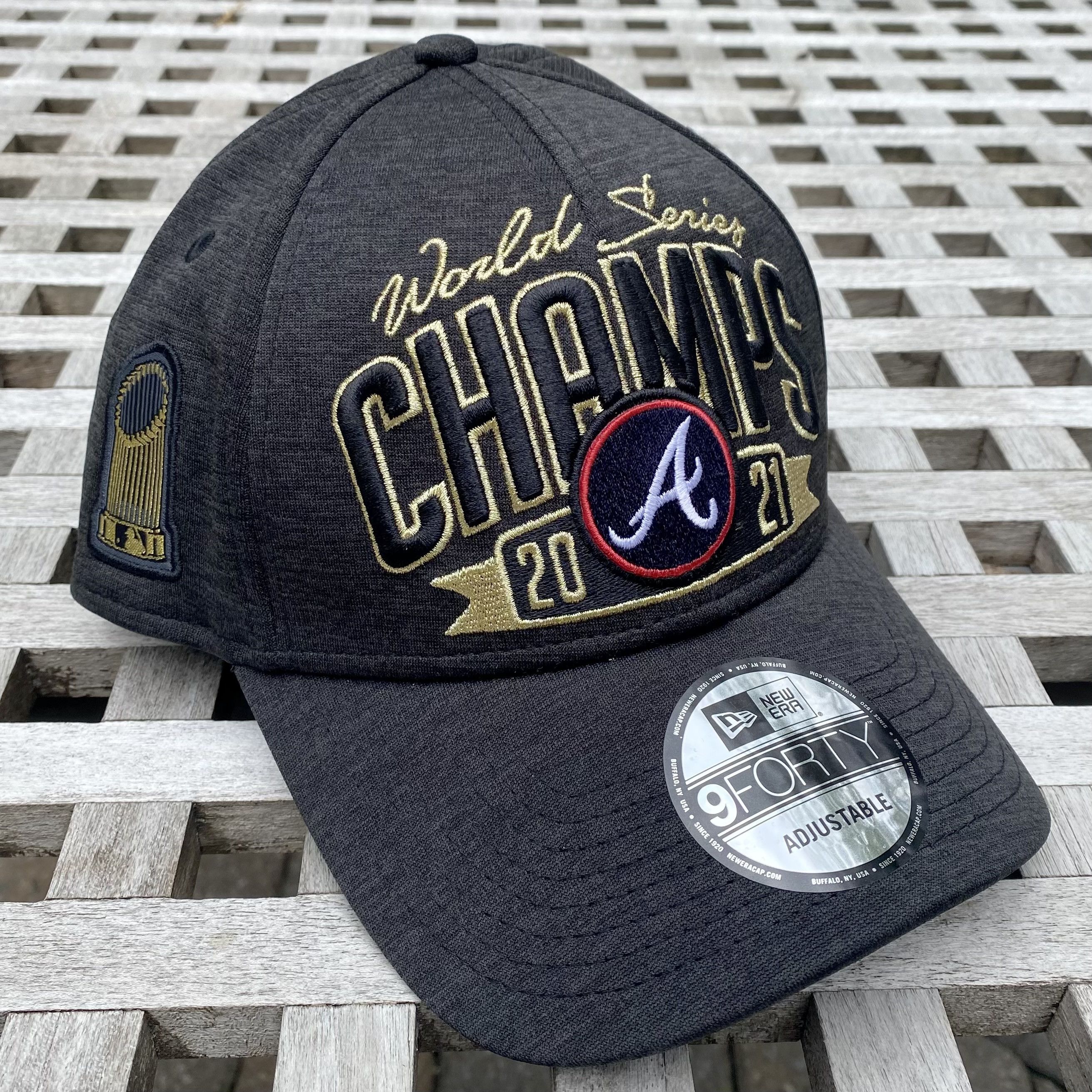 New Era Atlanta Braves 2021 World Series New Era Locker Room Hat | Grailed