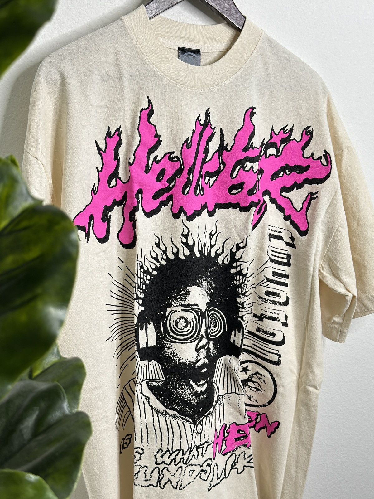HELLSTAR Hellstar Studios Sounds Like Heaven Tee Cream | Grailed