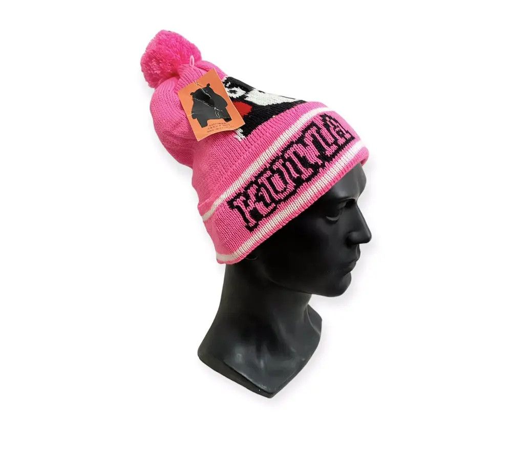 Cartoon Network × Streetwear × Vintage Kumamon Big Logo Bobble Beanie ...