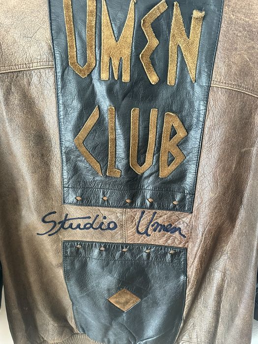 Vintage Vintage 90s Studio Umen Leather Jacket RARE | Grailed