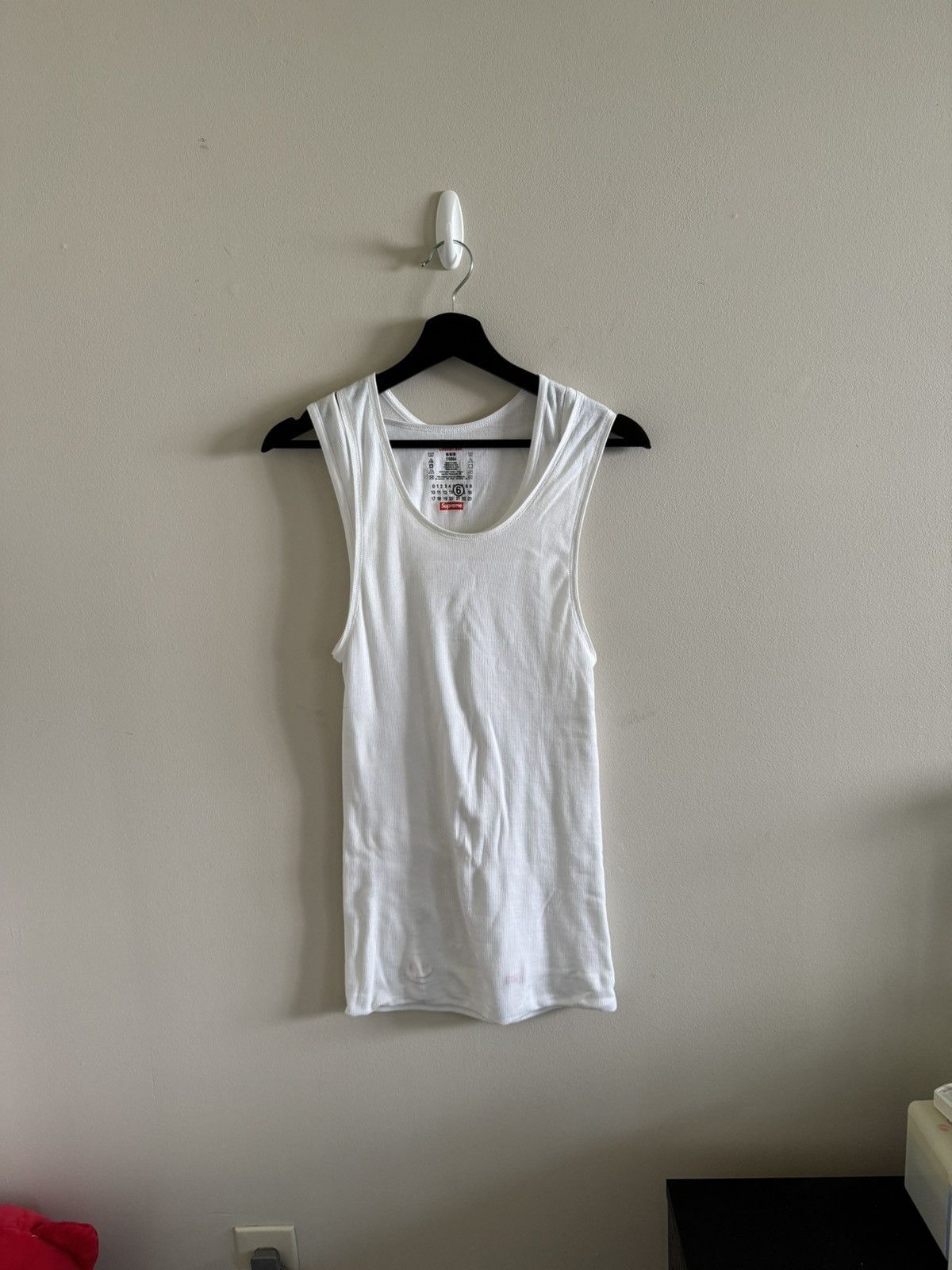 Maison Margiela × Supreme SS 2024 Mm6 Hanes Tank Top | Grailed