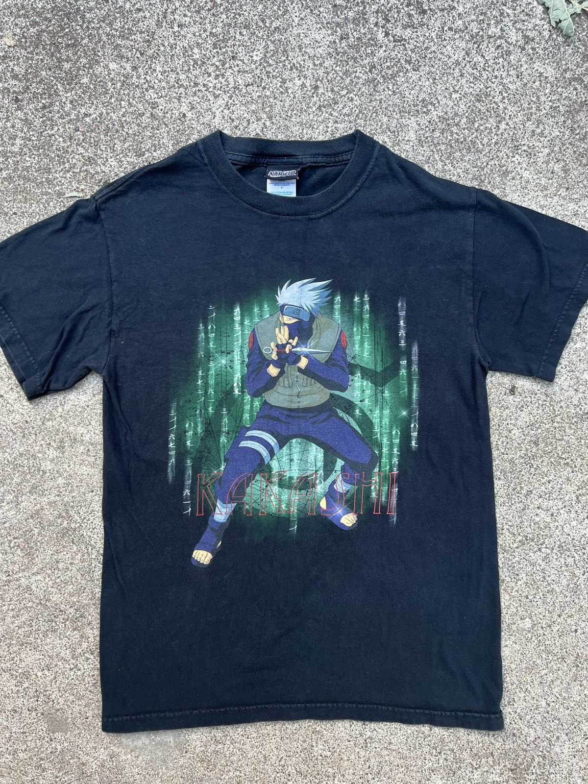 Vintage Naruto 2002 Vintage Kakashi matrix tee anime shonen jump | Grailed