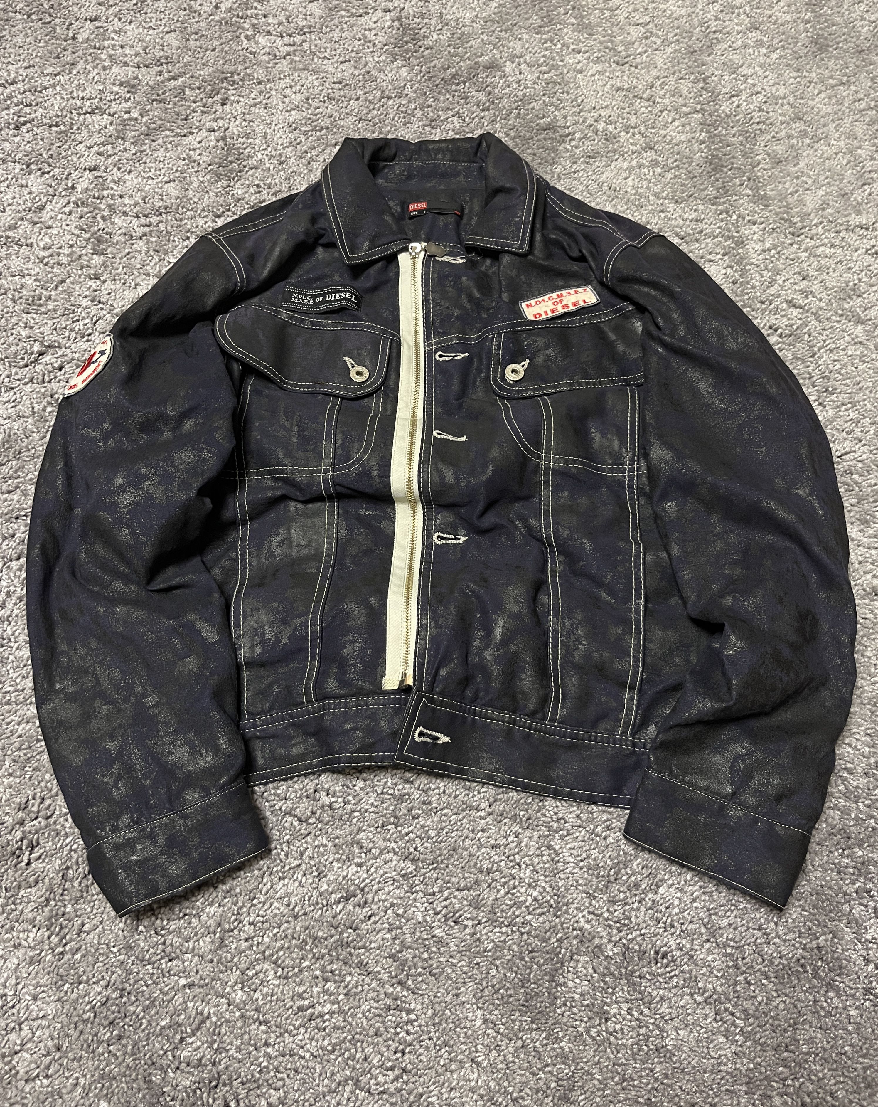 Diesel Vintage Diesel Made in Italy Purple Patina Jacket | Grailed