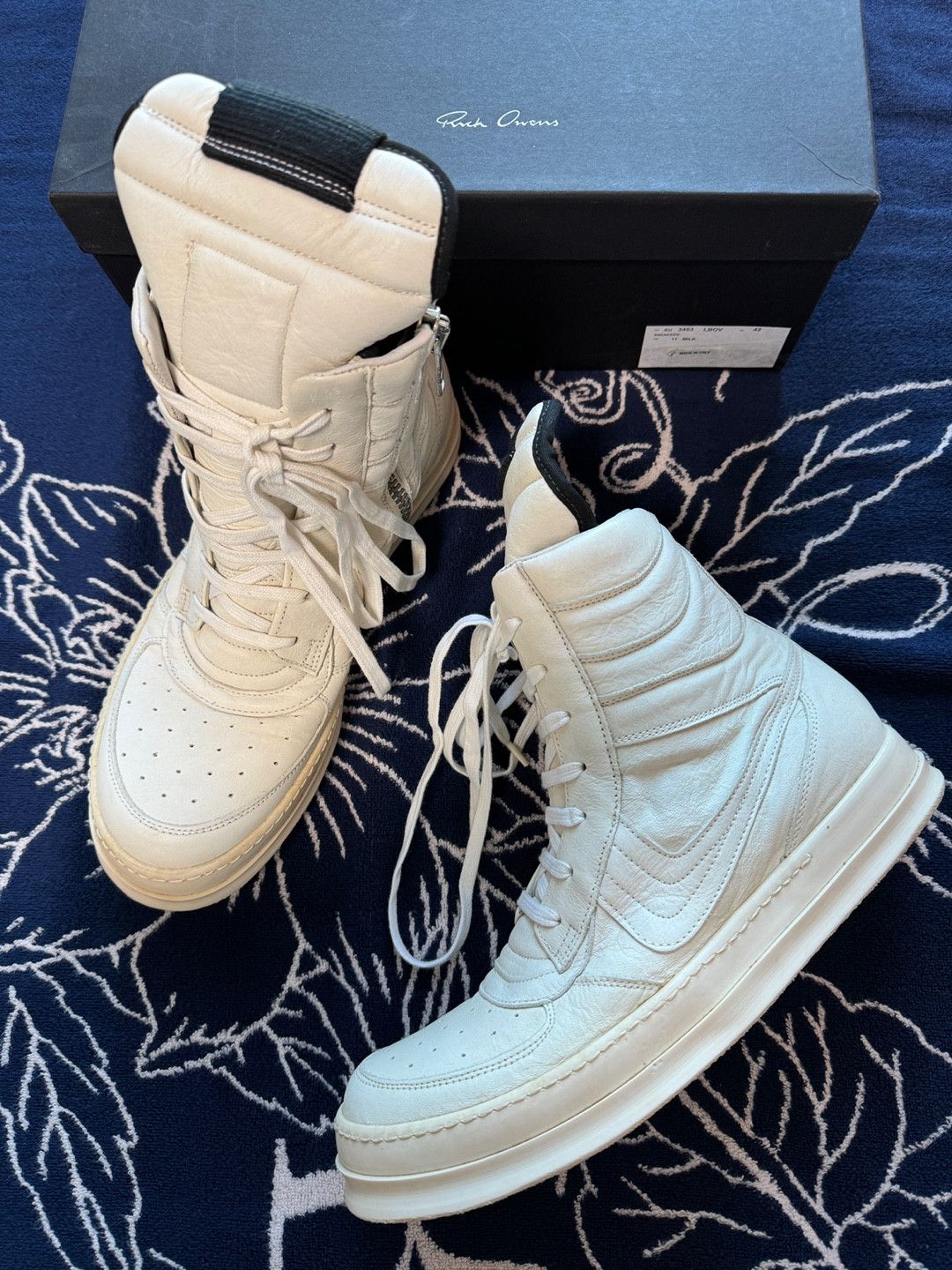 Rick Owens × Rick Owens Drkshdw Rick Owens Classic Dunks OG Sneakers ...