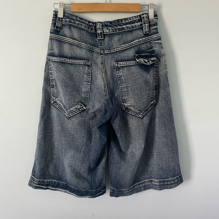 Jaded London AXLE ACID WASH DENIM JORTS | Grailed