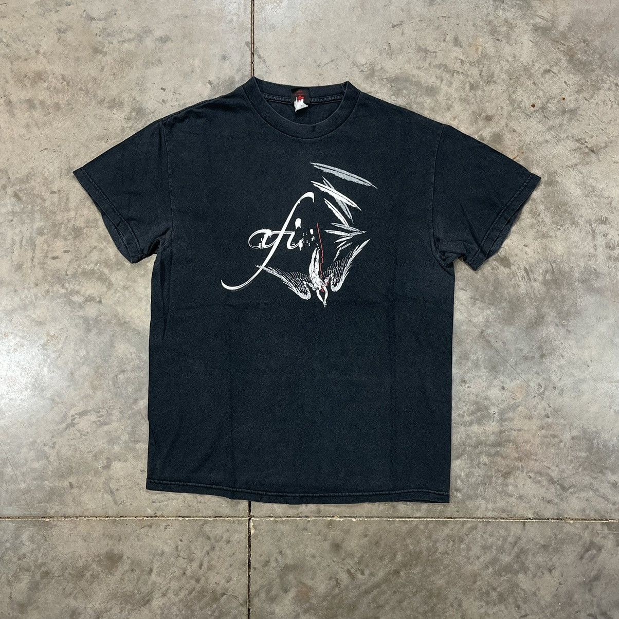 Band Tees × Vintage Vintage AFI Band T Shirt 2000s Y2K Faded Cinder ...