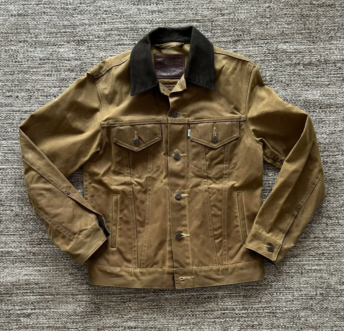 Filson × Levi's Deadstock LEVI‘S x FILSON Tin Cloth Trucker Jacket ...