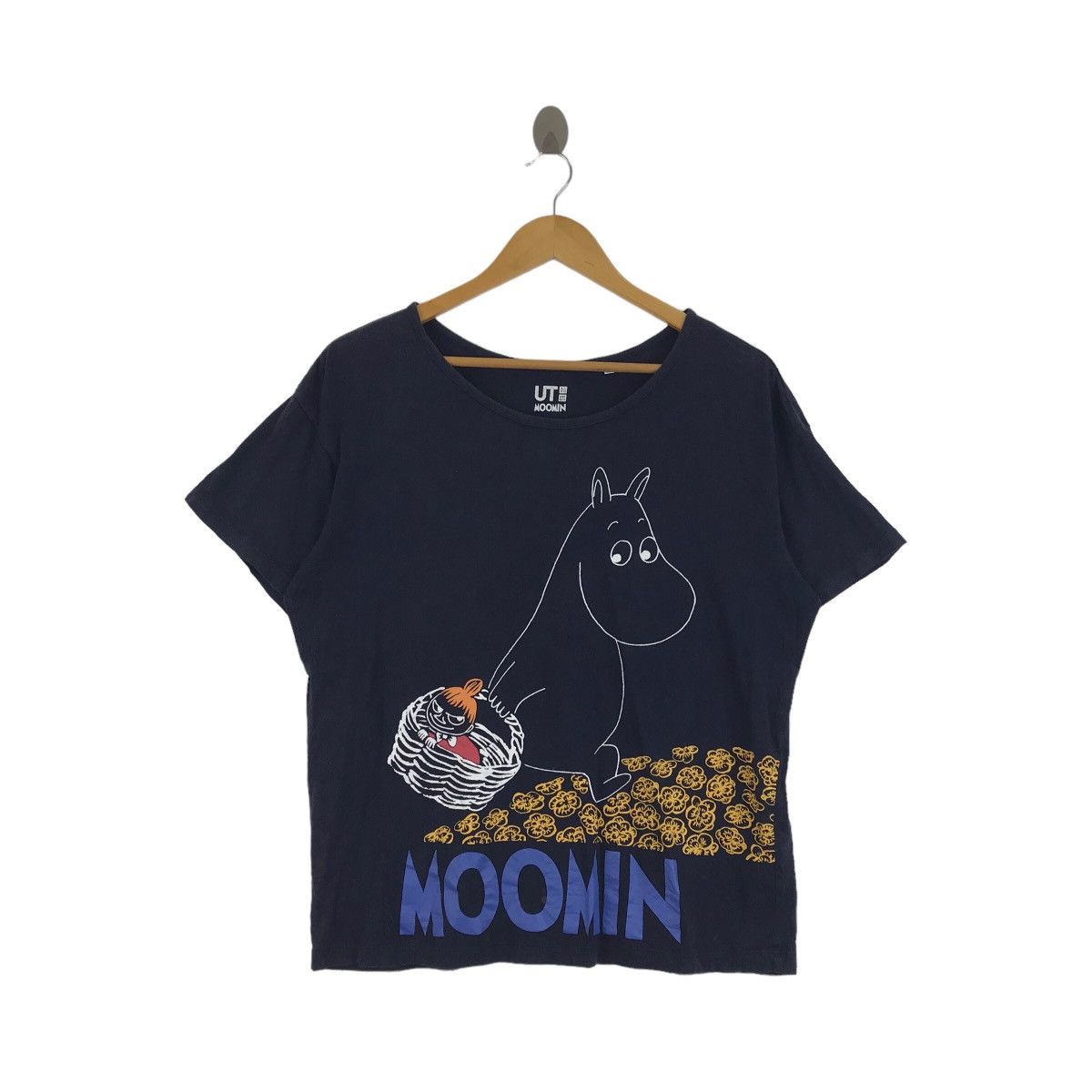 Uniqlo UNIQLO x MOOMIN CHARACTERS SNUFKIN Tee Shirt Cartoon Comic | Grailed