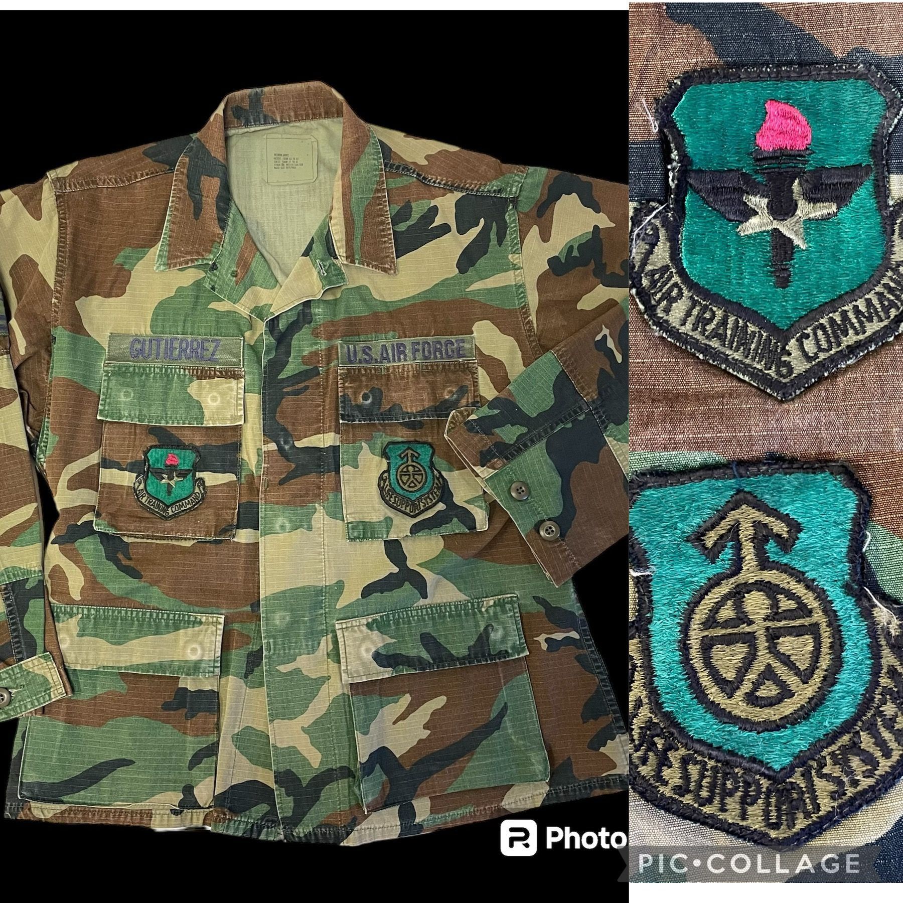 Other Vtg USAF Hot Weather WOODLAND Camouflage Military Jacket | Grailed