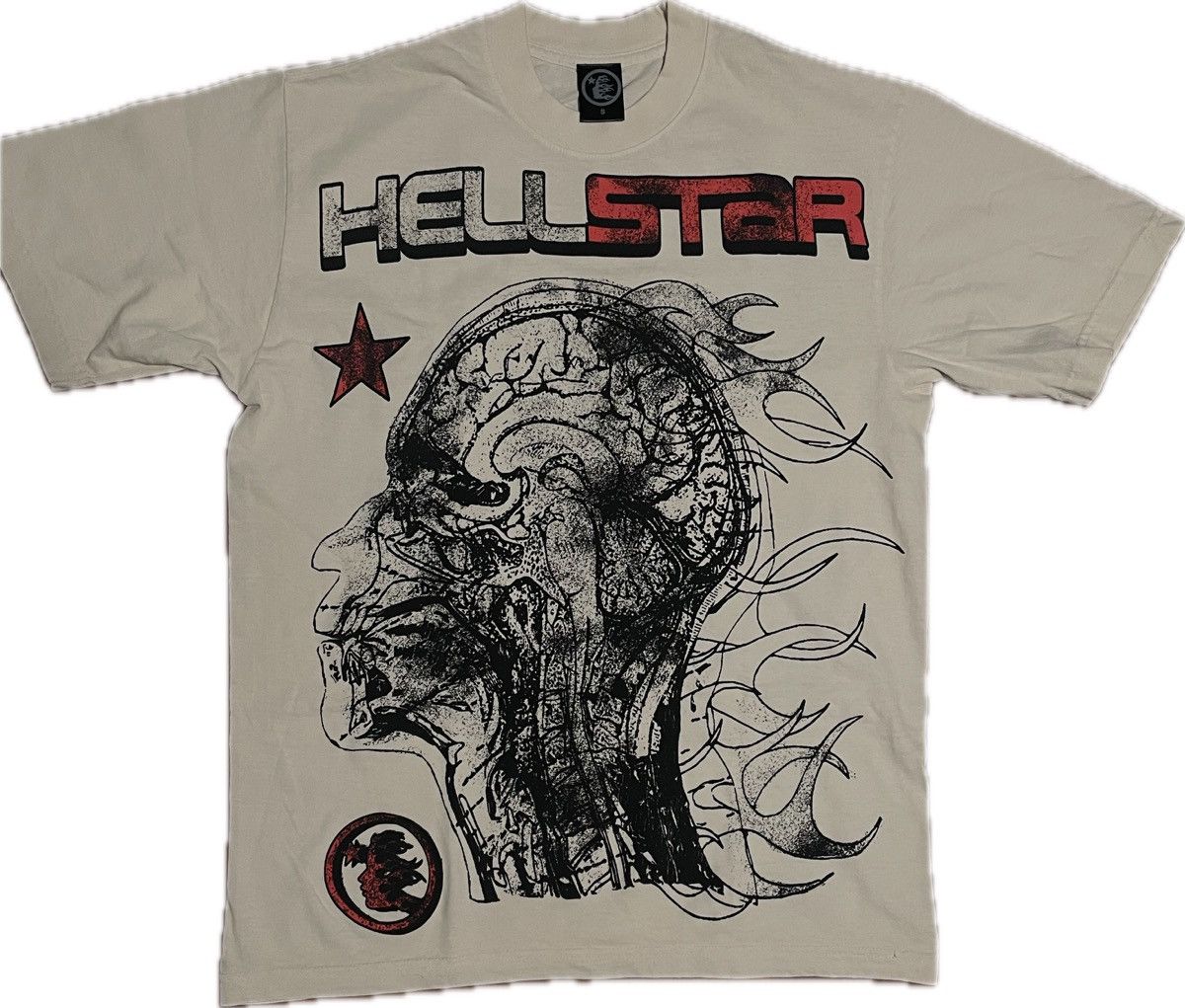 HELLSTAR Hellstar Human Development Cranium T-Shirt Size Small | Grailed