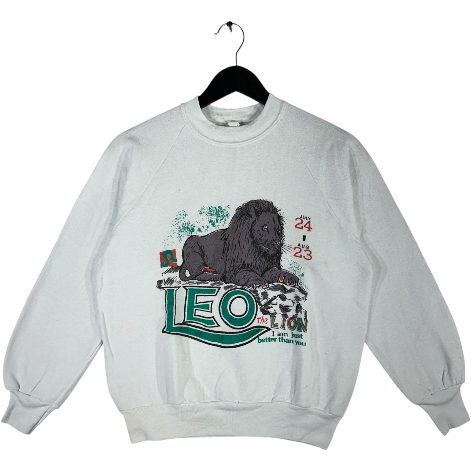 Vintage Vintage Leo Zodiac Sign Crewneck 90s | Grailed