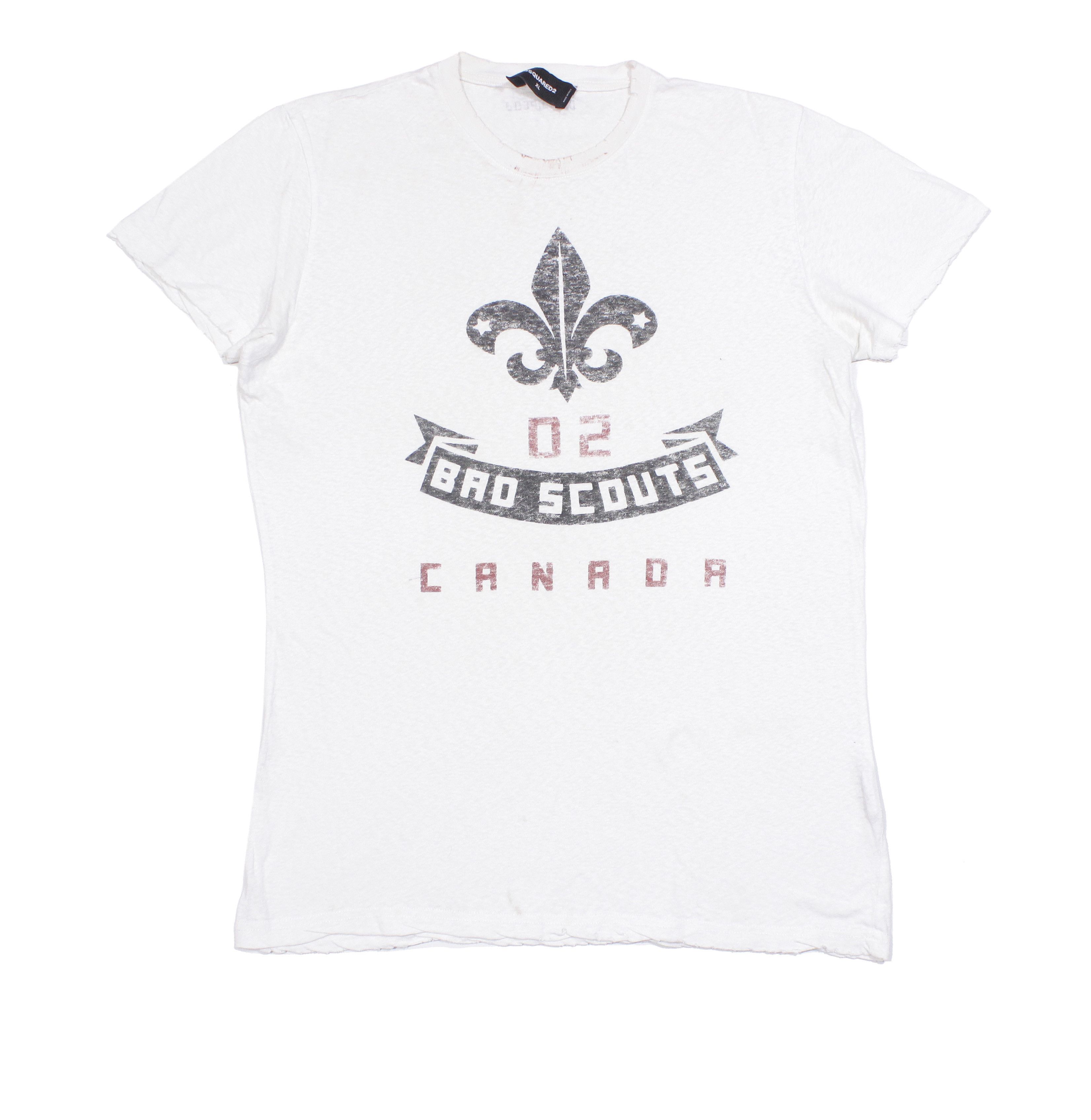 Dsquared2 Bad Scouts Distressed T-Shirt | Grailed