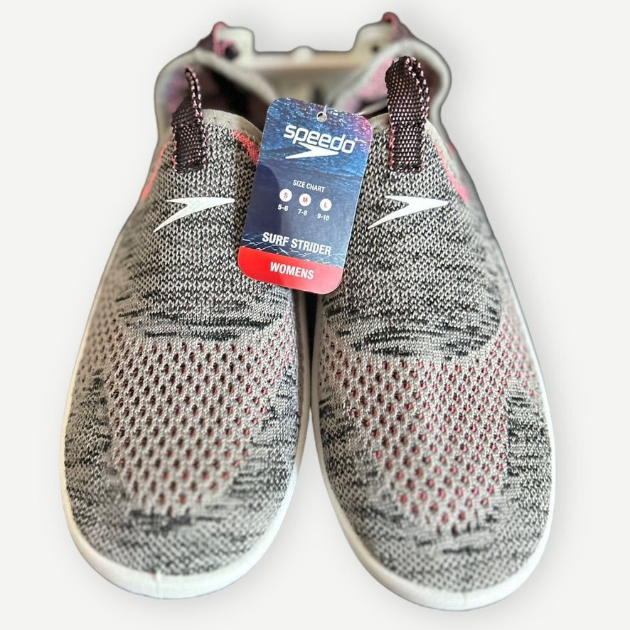 Speedo NEW Speedo Surf Strider Water Swim Shoes Women S 5/6 Gray Pi ...