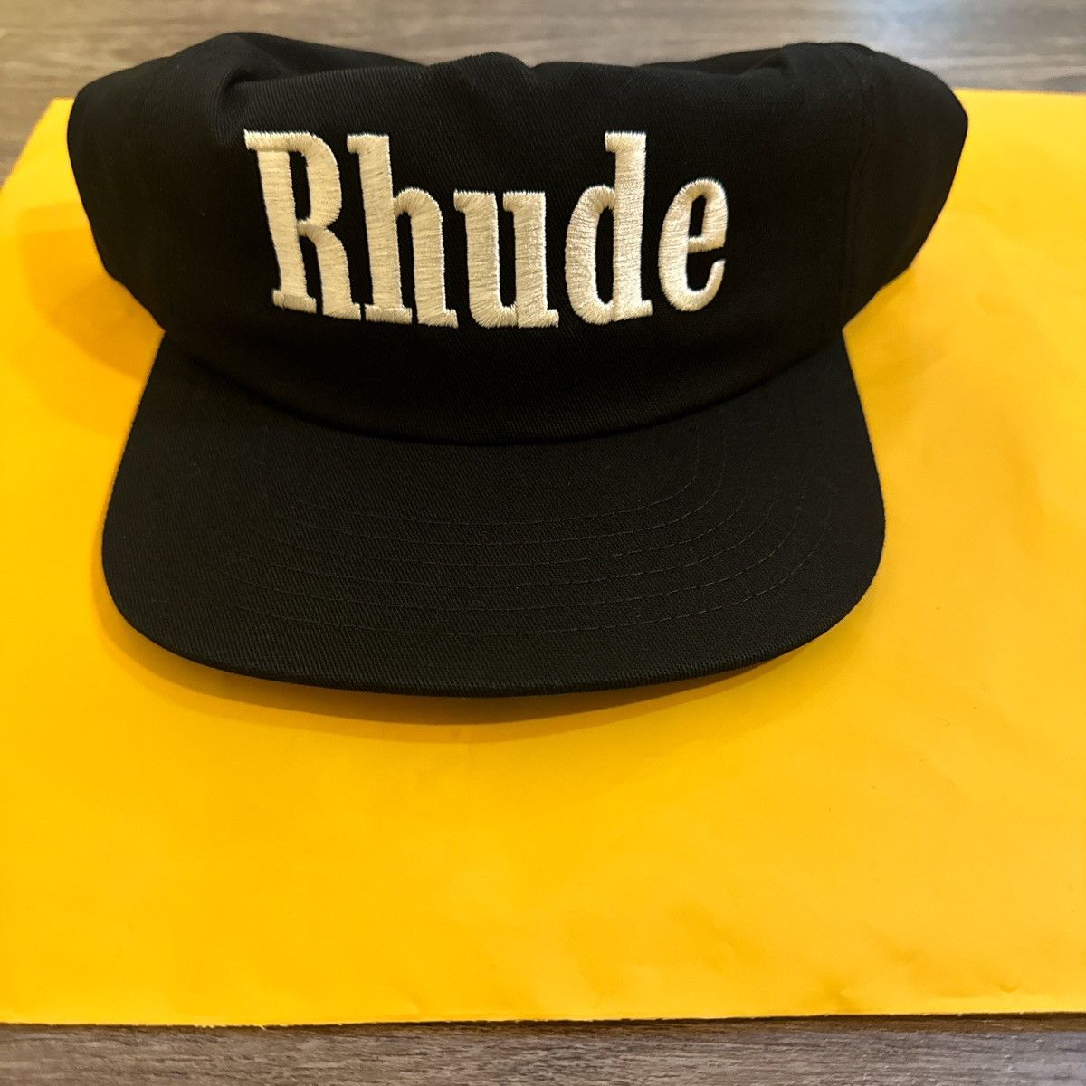 Rhude Black and white RHUDE cap | Grailed