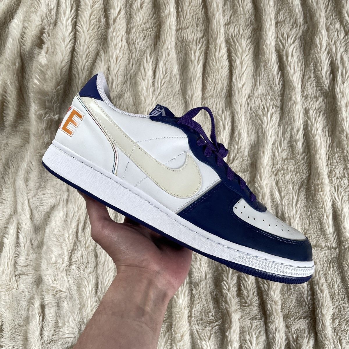 Nike × Vintage 2008 NIKE TERMINATOR LOW BASIC PATENT CONCORD PURPLE ...