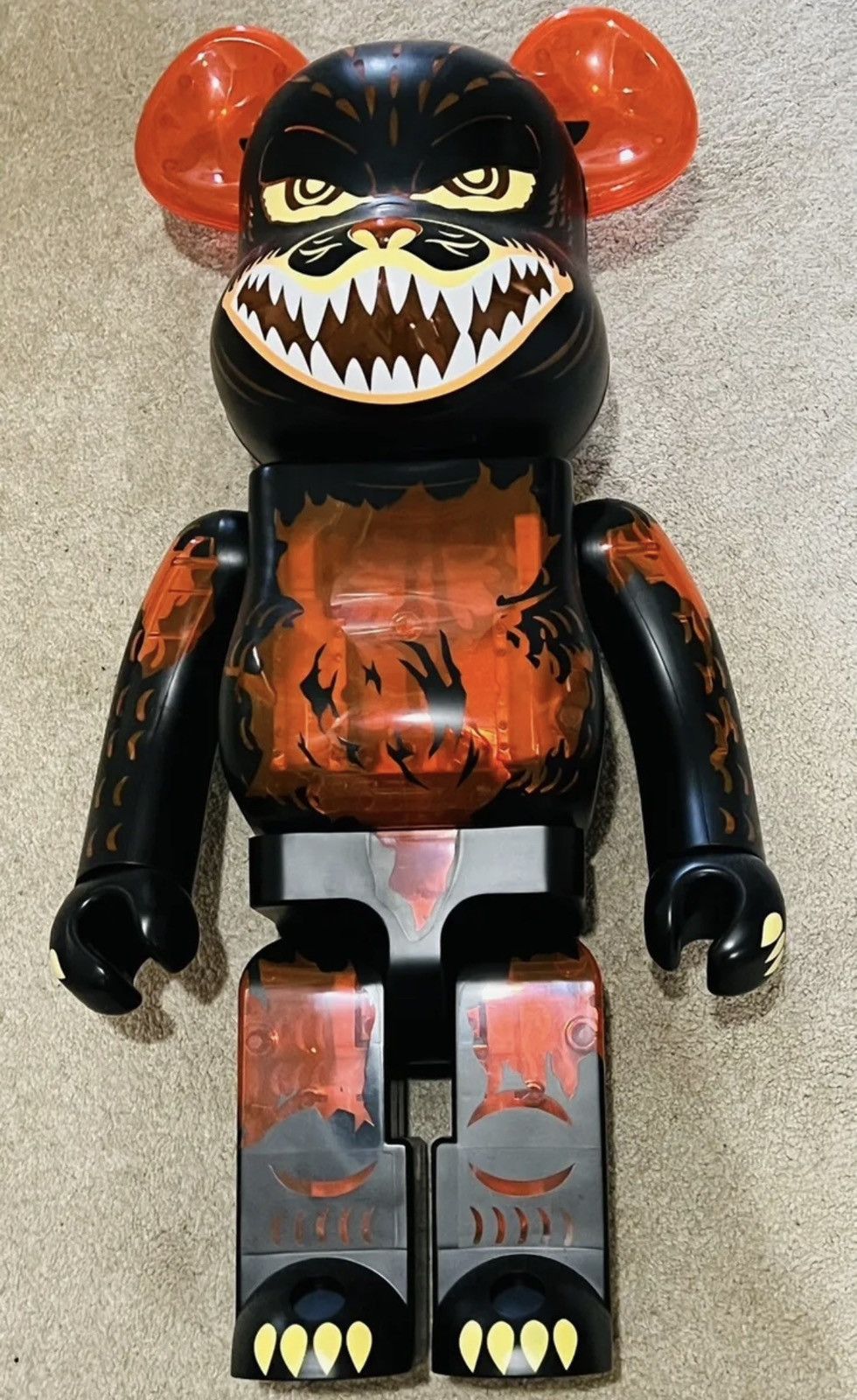 Medicom Toy Godzilla Bearbrick 1000 | Grailed